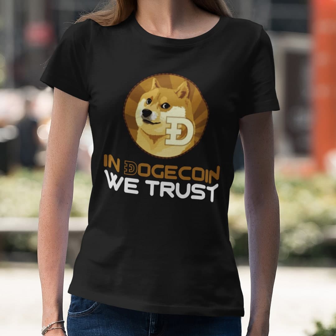 Dogecoin T Shirt In Đogecoin We Trust
